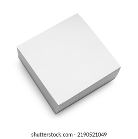 Stack Sticky Notes On White Background Stock Photo 2190521049 ...