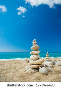 Stack Stones Beach Stock Photo 1273966420 | Shutterstock