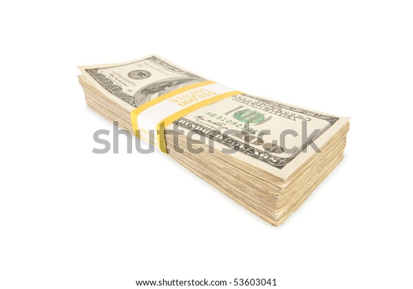 Stack Ten Thousand Dollar Pile One Stock Photo 53603041 | Shutterstock