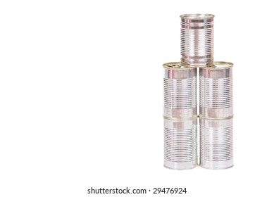 Stack Tins On White Background Stock Photo 29476924 | Shutterstock