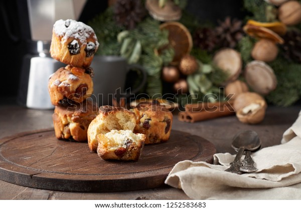 Stack Traditional German Mini Stollen Bites Stock Photo 1252583683 ...