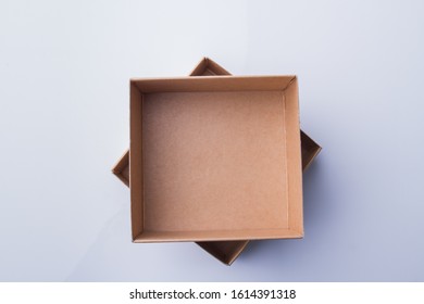 Stack Two Box Pieces Top View Stock Photo 1614391318 | Shutterstock