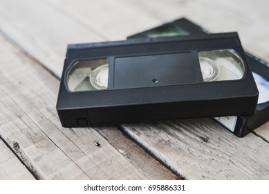 Stack Vhs Video Tape Cassette On Stock Photo 695886331 | Shutterstock