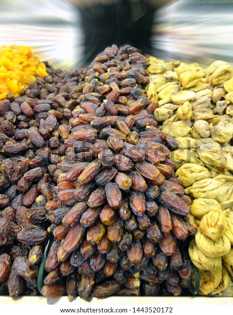 Stacked Dates Deli Display Window Stock Photo 1443520172 | Shutterstock