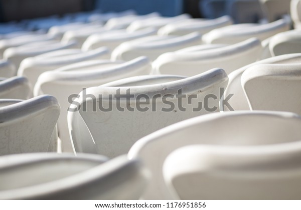 Stadium Seating Background Stock Photo (Edit Now) 1176951856