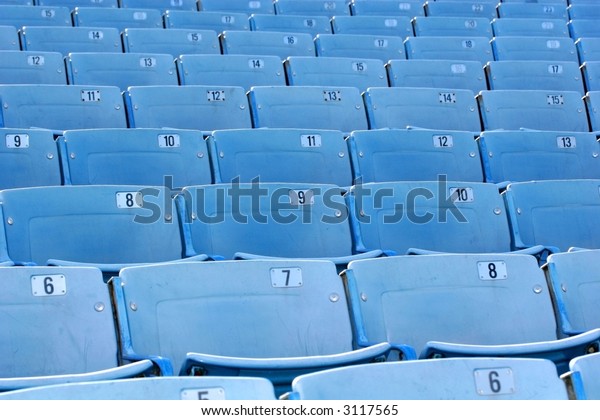 Stadium Seating Rows Stock Photo 3117565 | Shutterstock