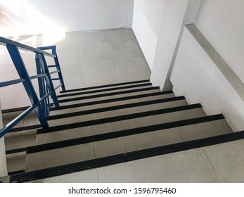 Staircase Emergency Exit When Fire Building Stock Photo 1596795460 ...