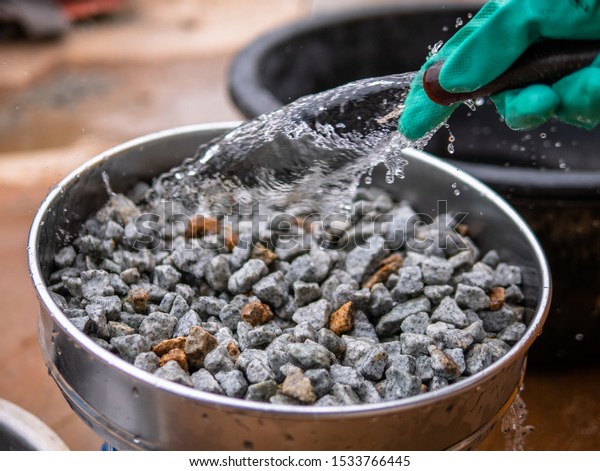 Standard Test Method Clay Lumps Friable Stock Photo 1533766445 ...