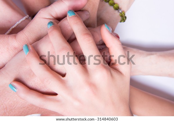 Staple Hands Stock Photo (Edit Now) 314840603