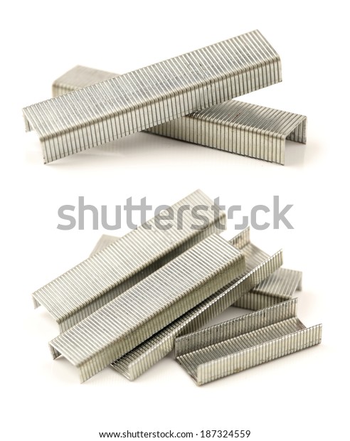 Staples Stack Isolated On White Background Stock Photo 187324559 ...