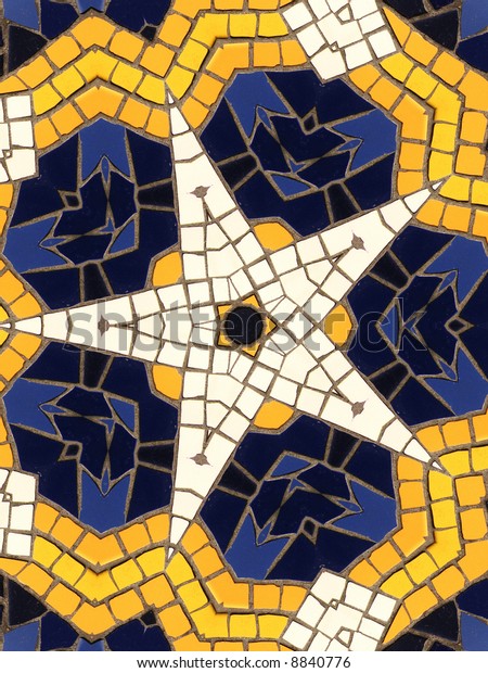 Star Mosaic Pattern Stock Photo 8840776 | Shutterstock