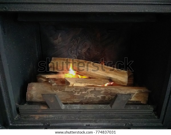 Start Flames Fireplace Stock Photo 774837031 | Shutterstock