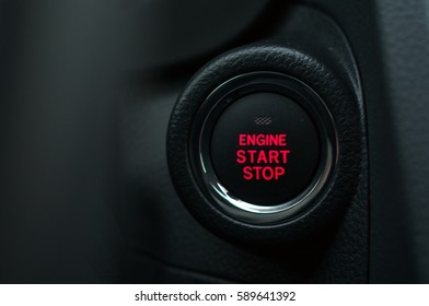 Car Display Button Start Engine Stop Stock Photo (Edit Now) 1084883582