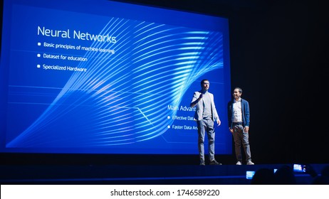 Startup Ceo Chief Developer Stand On Stock Photo 1746589220 | Shutterstock