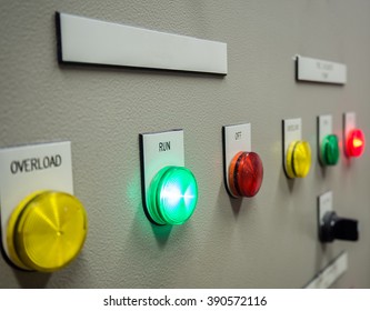 Status Indicator Light Selective Switch Automanual Stock Photo ...