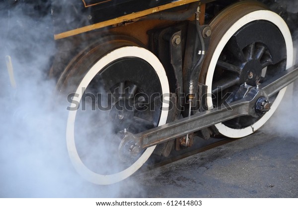 Steam Engine Train Wheels Stock Photo 612414803 | Shutterstock