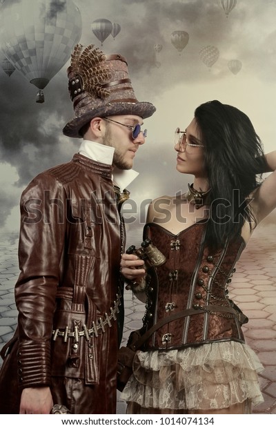 Steampunk Love Stock Photo (Edit Now) 1014074134