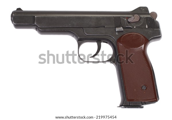 Stechkin Automatic Pistol Aps Isolated On Stock Photo 219975454 ...