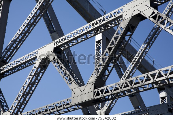 Structure en acier : photo de stock (modifiable) 75542032