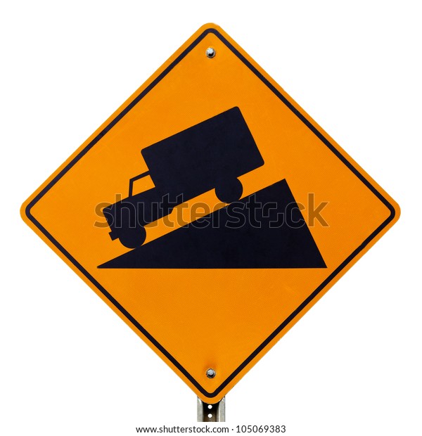 Steep Grade Hill Ahead Warning Roadsign Stock Photo (Edit Now) 105069383 Steep Grade Hill Ahead Warning Roadsign Stock Photo (Edit Now) 105069383