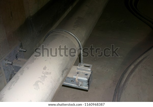 Steep Pipe On Pipe Support U Stock Photo (Edit Now) 1160968387