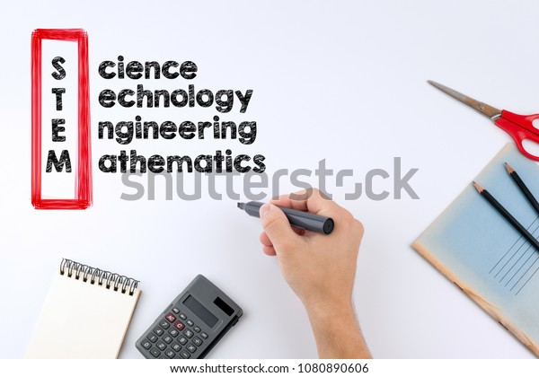Stem Science Technology Engineering Mathematics Education Stock Photo ...