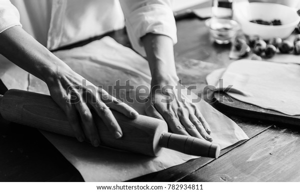 Step By Step Chef Prepares Ravioli Stock Photo 782934811 | Shutterstock