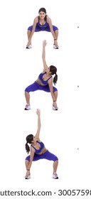 Step By Step Instructions Toe Touch Stock Photo 300575987 | Shutterstock