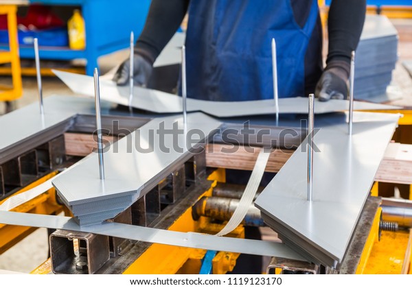 Step Lap Interleaved Transformer Core During Stock Photo 1119123170 ...