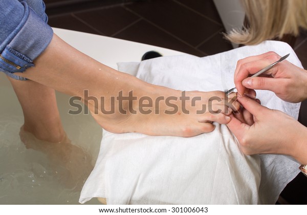 Step Pedicure Process Stock Photo (Edit Now) 301006043