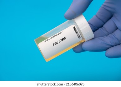 Steroids Steroids Testing Urine Sample Test Stock Photo 2156406095 ...