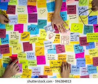 Sticky Note Post Board Office Stock Photo 596384813 | Shutterstock