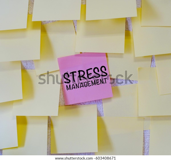 Sticky Notes Concept Priority Stress Management Stock Photo (Edit Now ...