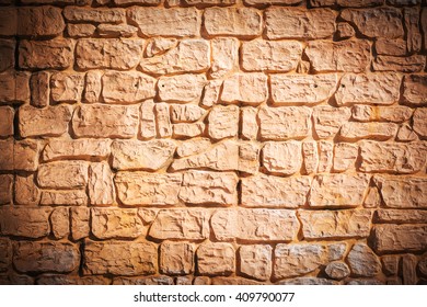 Stone Block Wall Texture Patterns Background Stock Photo 409790077 ...
