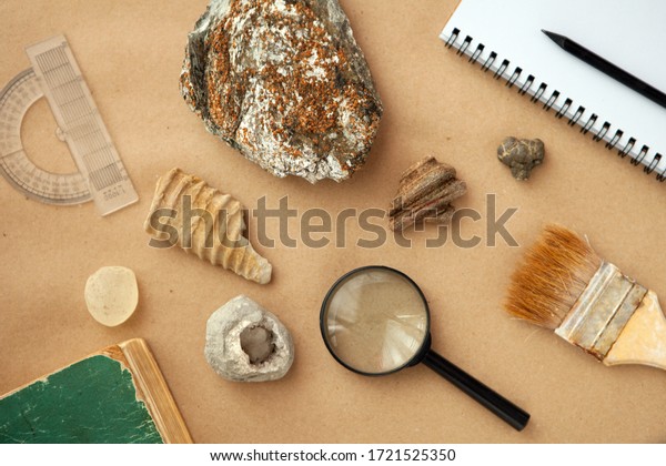 Stone Samples Loop Notebook Geological Laboratory Stock Photo (Edit Now ...