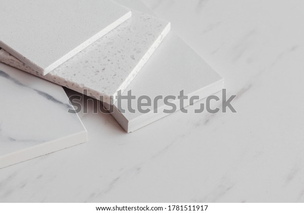 Stone Samples On Light Background Stock Photo (Edit Now) 1781511917