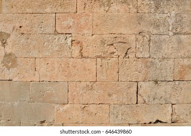 Ancient Greek Stone Wall Background Stock Photo (Edit Now) 43083325