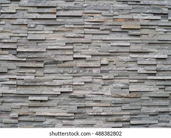Quartzite Natural Stone Cladding External Walls Stock Photo 1095949514 ...