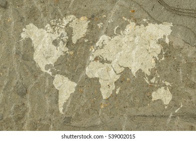 2,558 World map with stone texture Images, Stock Photos & Vectors ...