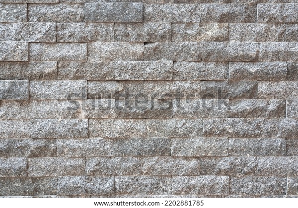 Stone Wall Wall Tile Texture Background Stock Photo 2202881785 ...