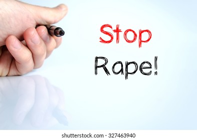 Stop Rape Text Concept Isolated Over Stock Photo 327463940 | Shutterstock