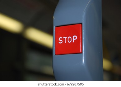 Stop Request Button Public Transit Bus Stock Photo 679287595 | Shutterstock