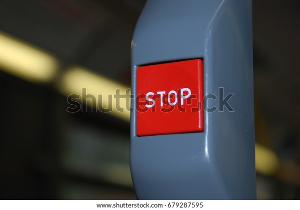 Stop Request Button Public Transit Bus Stock Photo 679287595 | Shutterstock