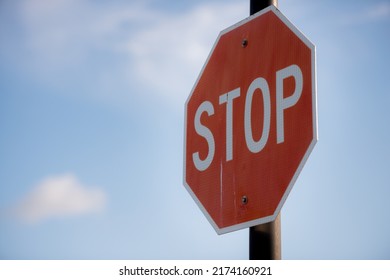 Stop Sign Clouds Background Stock Photo 2174160921 | Shutterstock