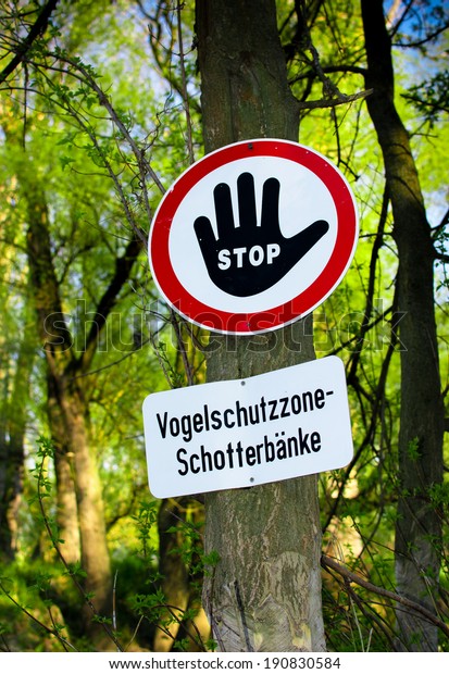 Stop Sign Outdoor Forest Stock Photo 190830584 | Shutterstock
