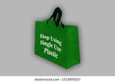 Stop Using Single Use Plastic World Foto Stok 1513895057 | Shutterstock