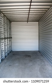 Storage Unit Storage Locker Empty Storage Stock Photo 1109071259 ...