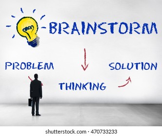 Strategy Idea Plan Brainstorm Analysis Concept Stock Photo 486336355 ...