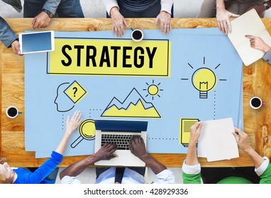 Strategy Innovation Solution Objective Idea Concept Stock Photo ...