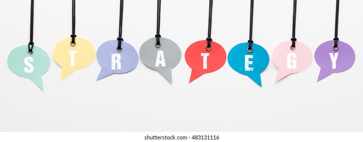 Strategy Speech Bubbles Stock Photo 483131116 | Shutterstock